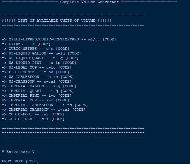 Complete Volume Converter App In Python With Source Code Sourcecodester